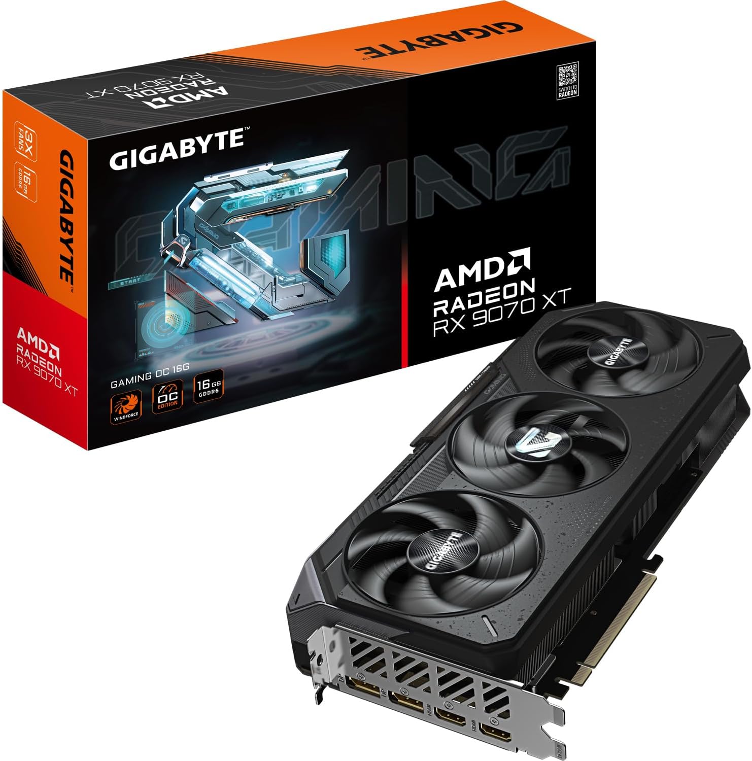 Sapphire NITRO+ AMD RADEON™ RX 9070 XT GAMING OC 16GB DUAL HDMI/DUAL DP ...
