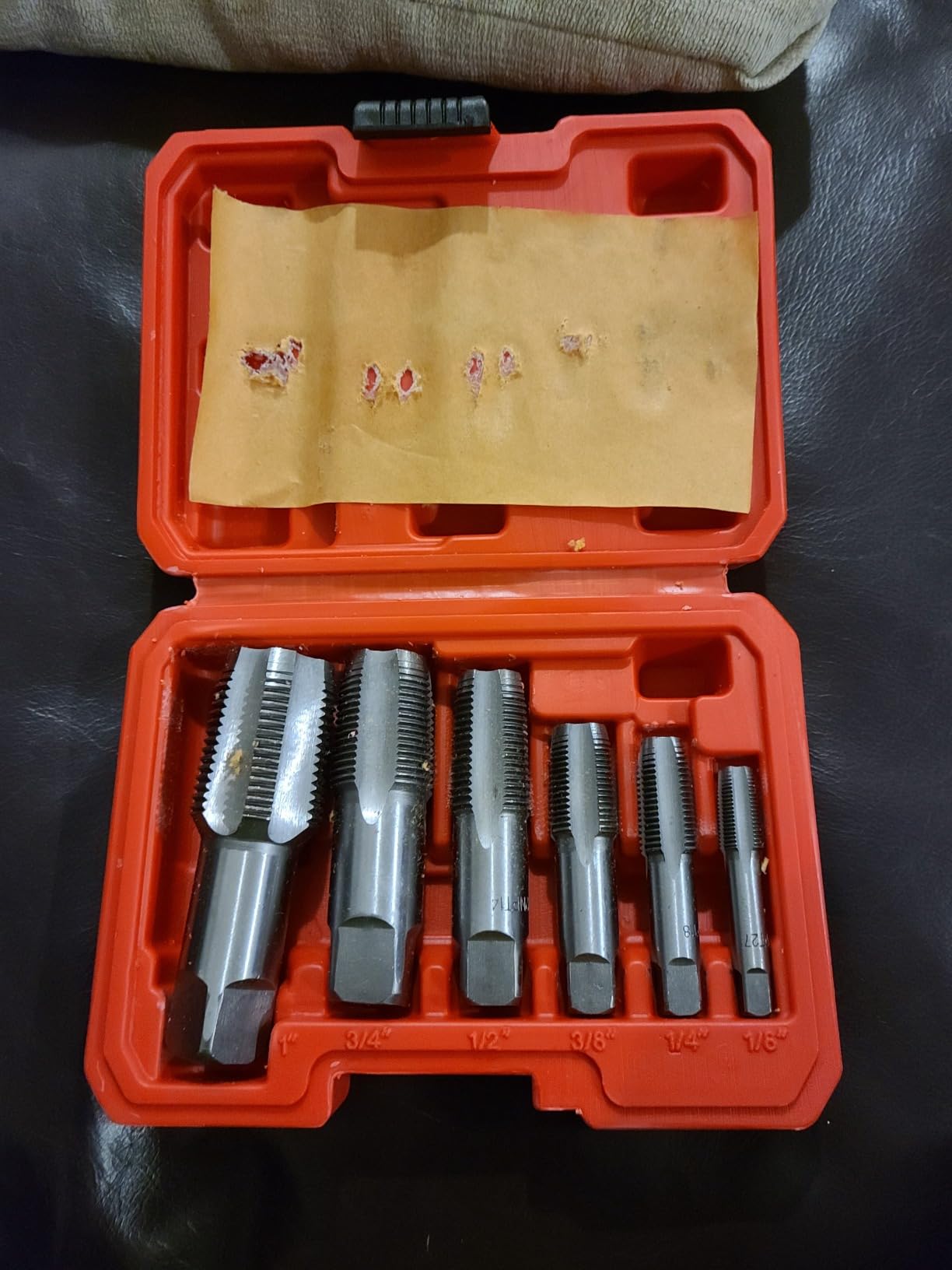 Amazon.com: AnExer 6 PCS NPT Pipe Tap Set, 1", 3/4", 1/2", 3/8", 1/4 ...