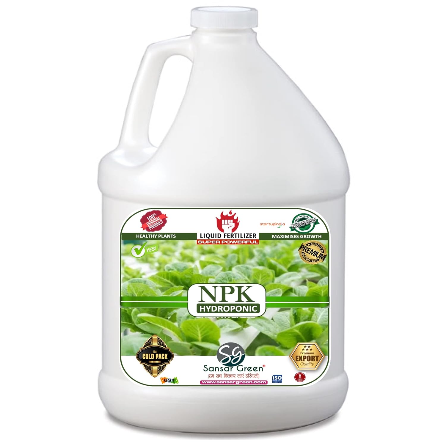 Sansar Green® NPK for Hydroponic Plants, Essential Growth Fertilizer for Plants. (1000 ml ...