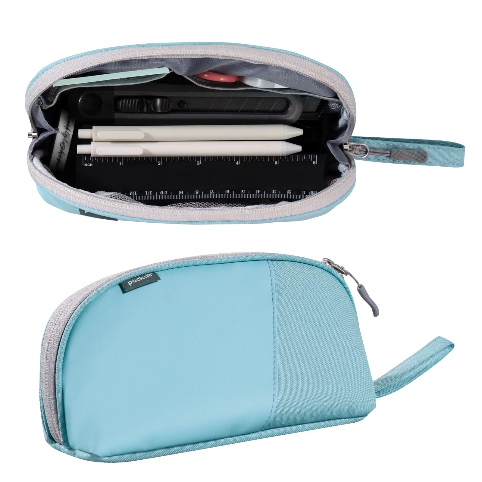 Amazon.com: pack all Pencil Pen Case Bag, Large Pencil Pouch with ...