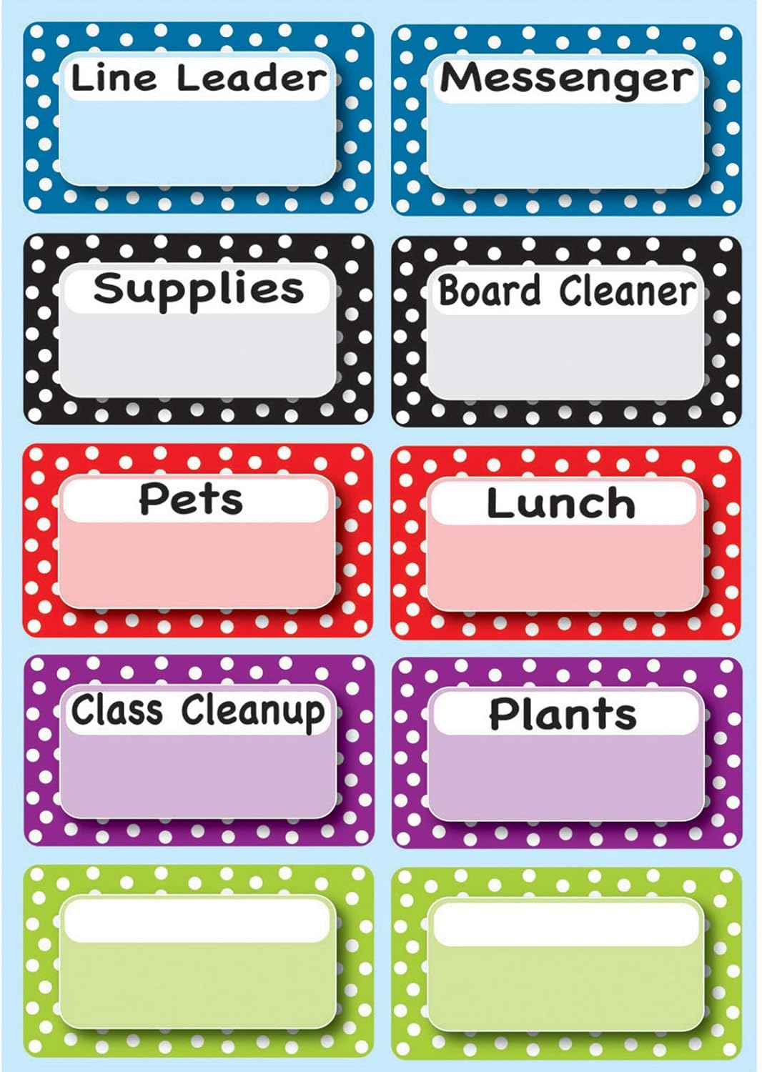 Amazon.com: ASHLEY PRODUCTIONS Classroom Jobs Time Magnetic Organizer ...