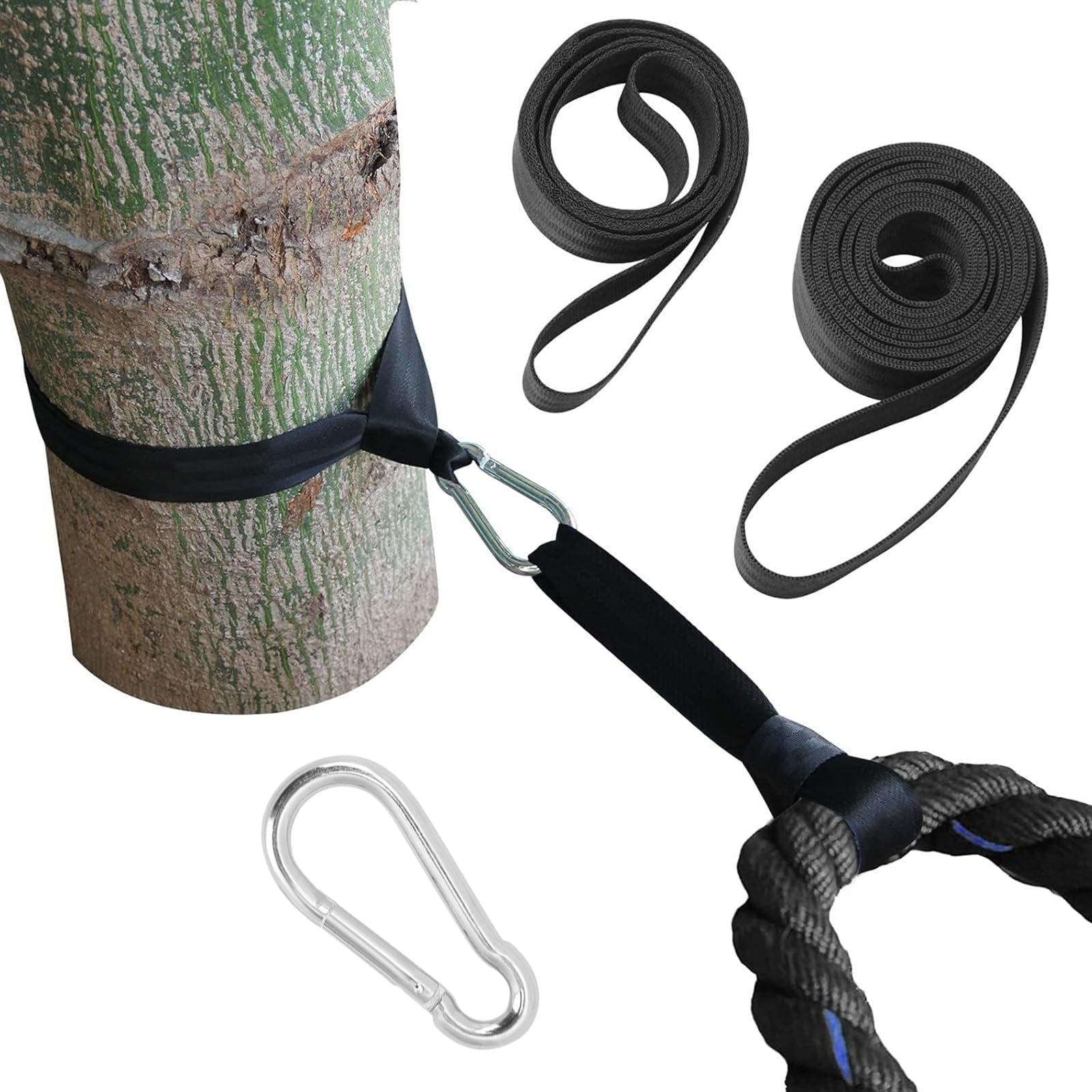 Snapklik.com : Hoedia 2 Packs Battle Rope Anchor Strap Kit Accessories ...