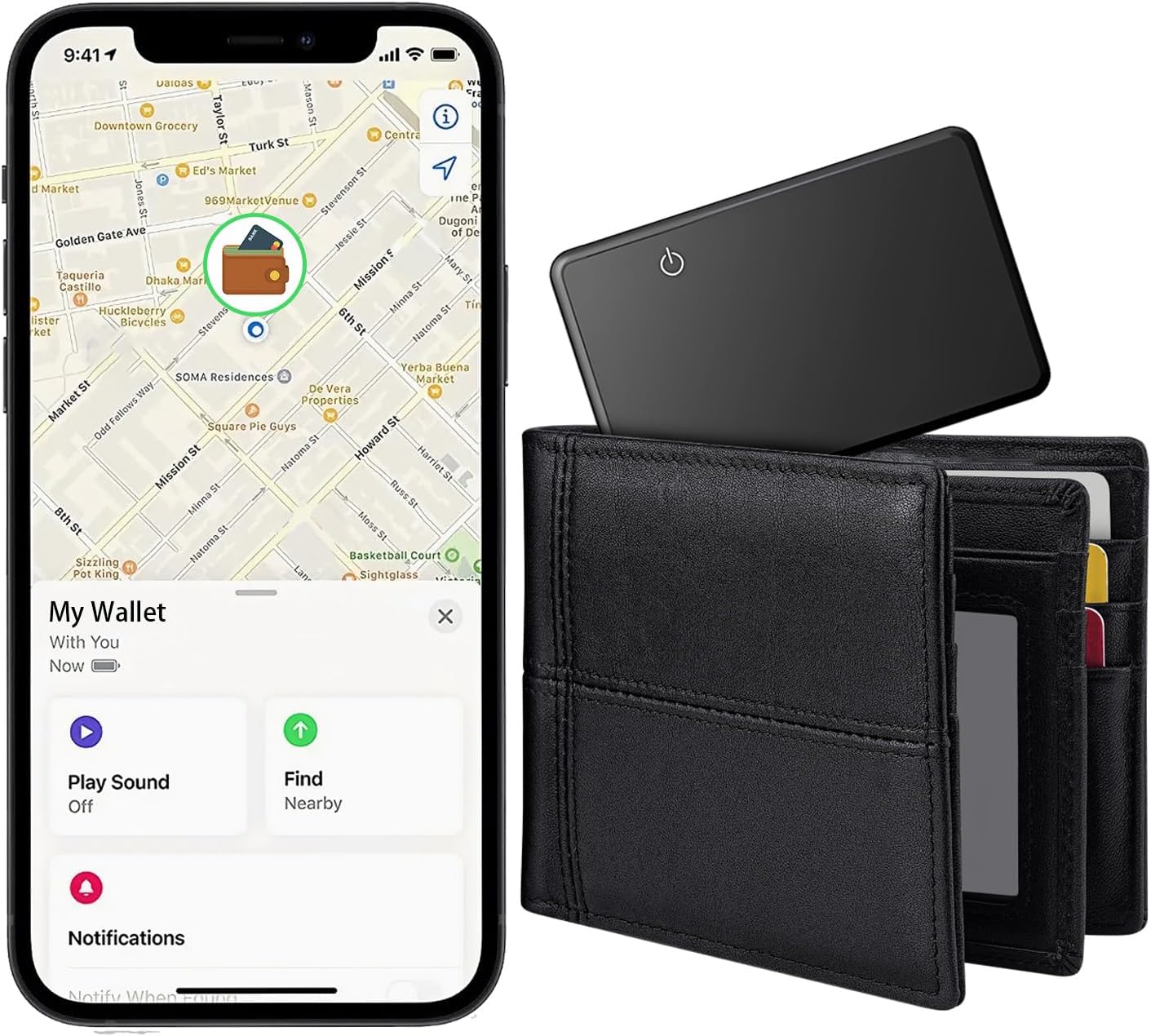 Amazon.com: GPS Wallet Tracker Card，GPS Vehicle Tracker - Rechargeable ...
