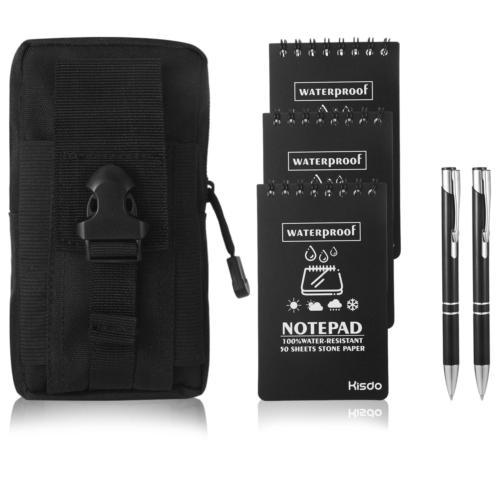 6 Pcs Waterproof Notebook, All Weather Notebook, Write in The Rain ...