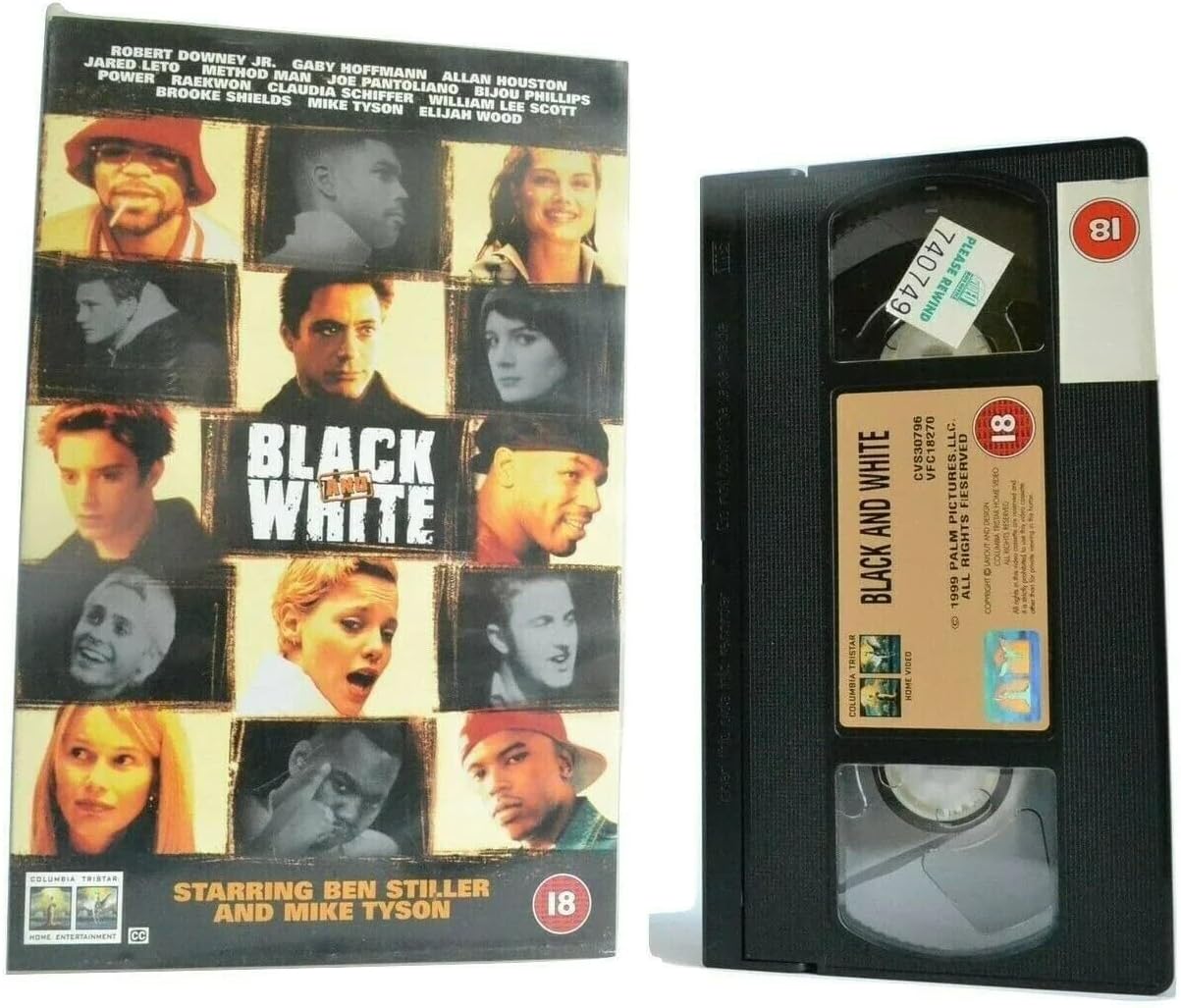 Black And White [VHS] : Robert Downey Jr, Gaby Hoffmann, Allan Houston ...