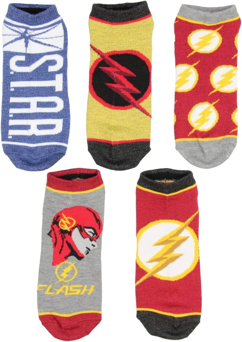 Amazon.com: DC Comics The Flash Socks Adult Superhero Character Themed ...
