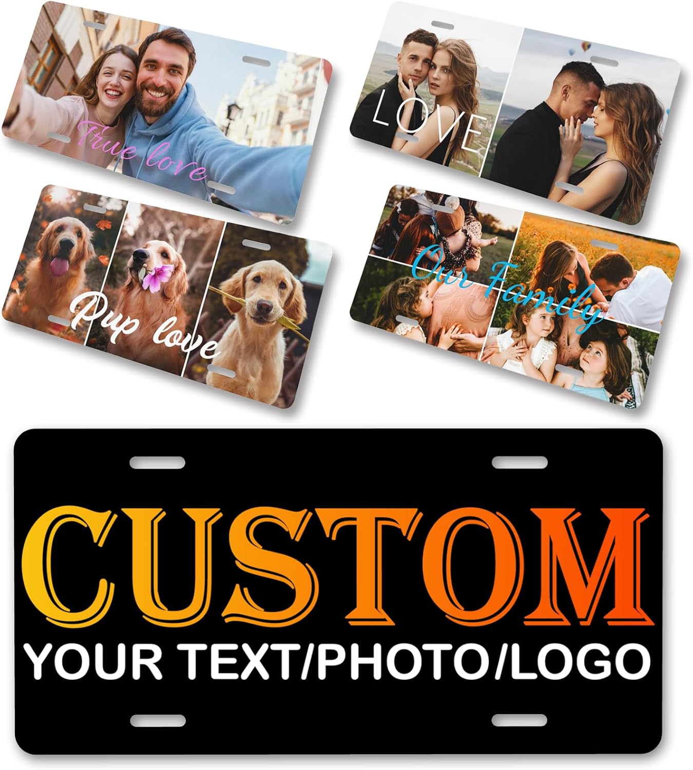 Amazon.com: Custom License Plate Personalized License Plates for Front ...