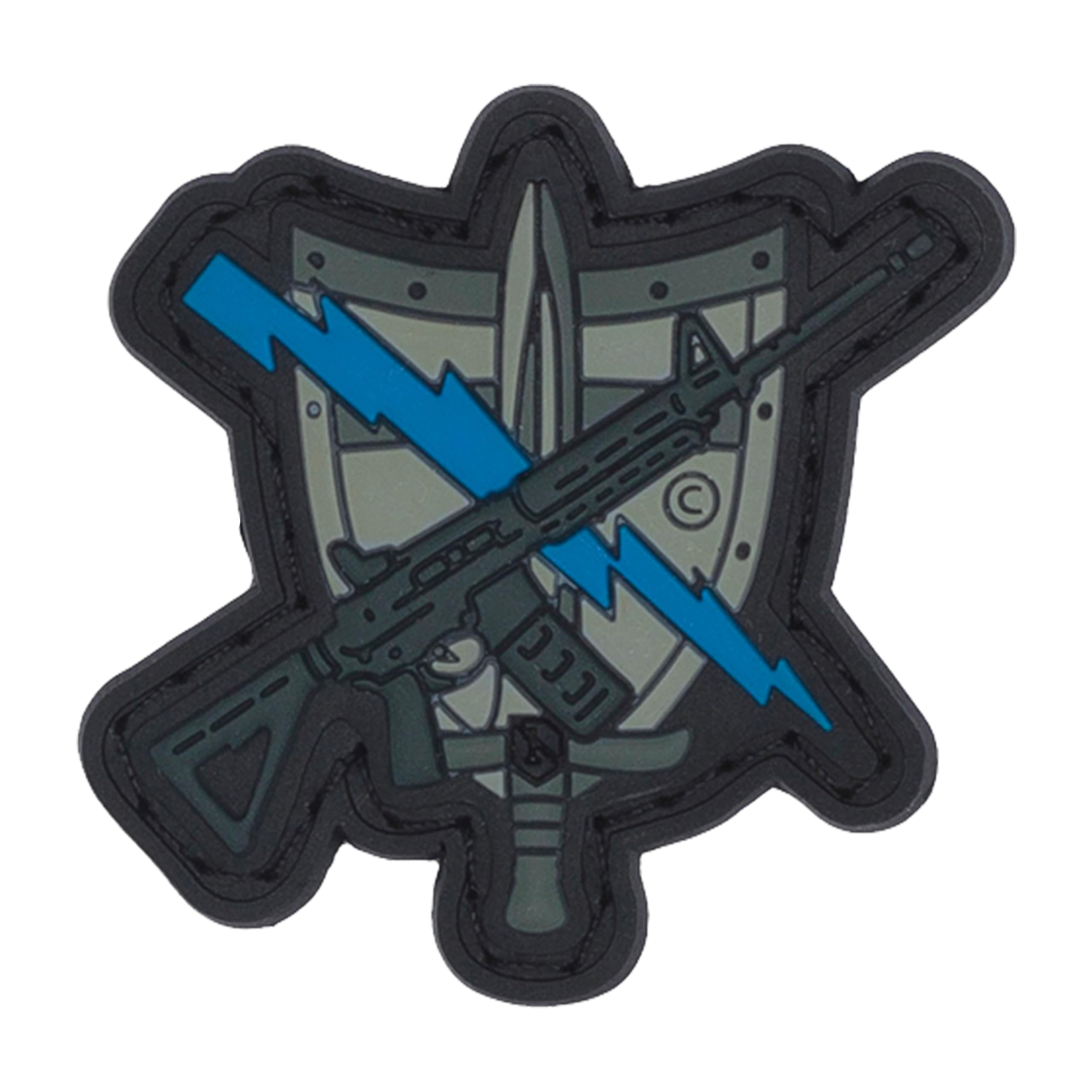 Amazon.com: Tactical Patrol Officer PVC Patch (Basic) : Clothing, Shoes ...