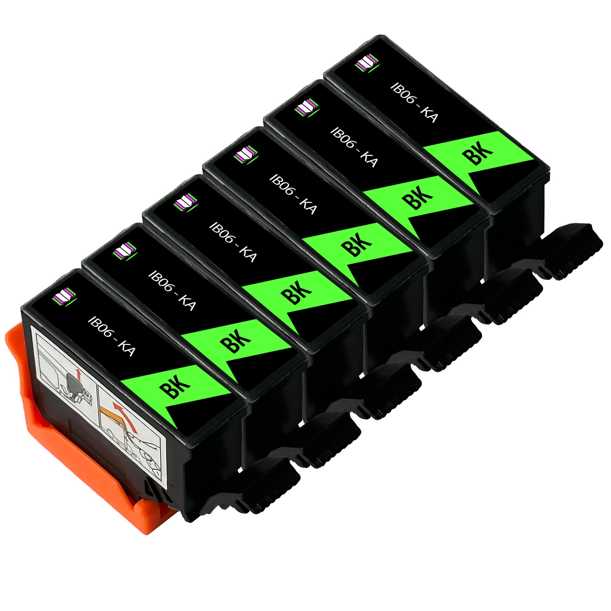 Amazon.co.jp: IB06CL5A 全色顔料インク IB06KA 6本セット 互換インクカートリッジ 残量表示対応 最新ICチップ 日本国内梱包検品発送 対応機種：PX-S5010 ...