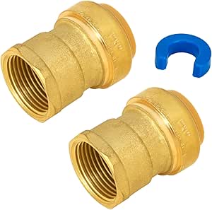 Amazon.com: SUNGATOR Pushfit Female Adapter, 1 Inch Push x 1 Inch FNPT ...
