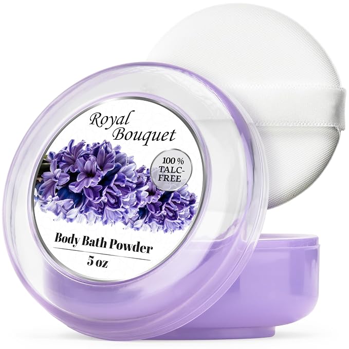 Amazon.com: R-NEU Body Powder for Women with Powder Puff, 100% Talc ...