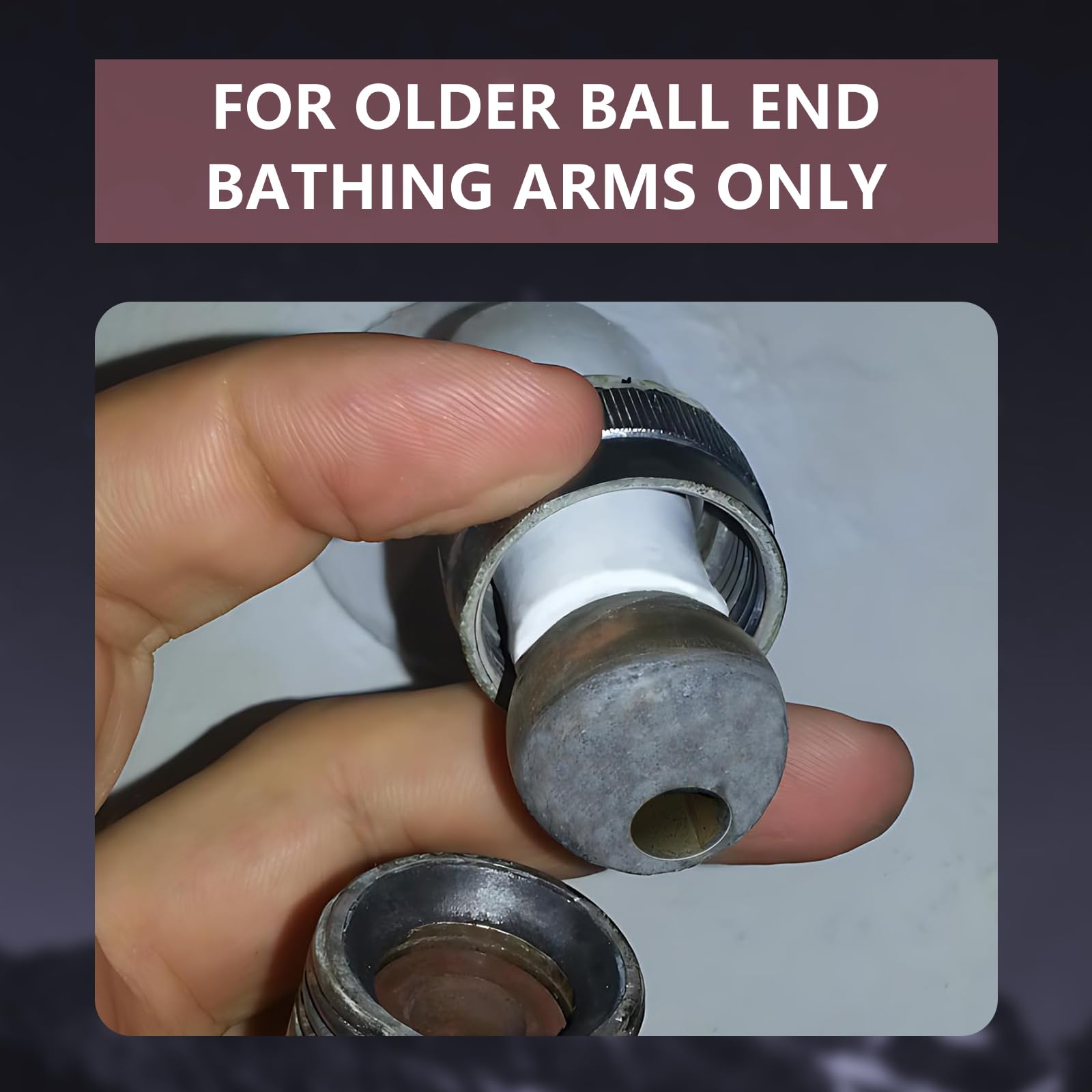 Snapklik.com : The LUOFANT Ball-end Shower Arm Adapter Converts The Old ...