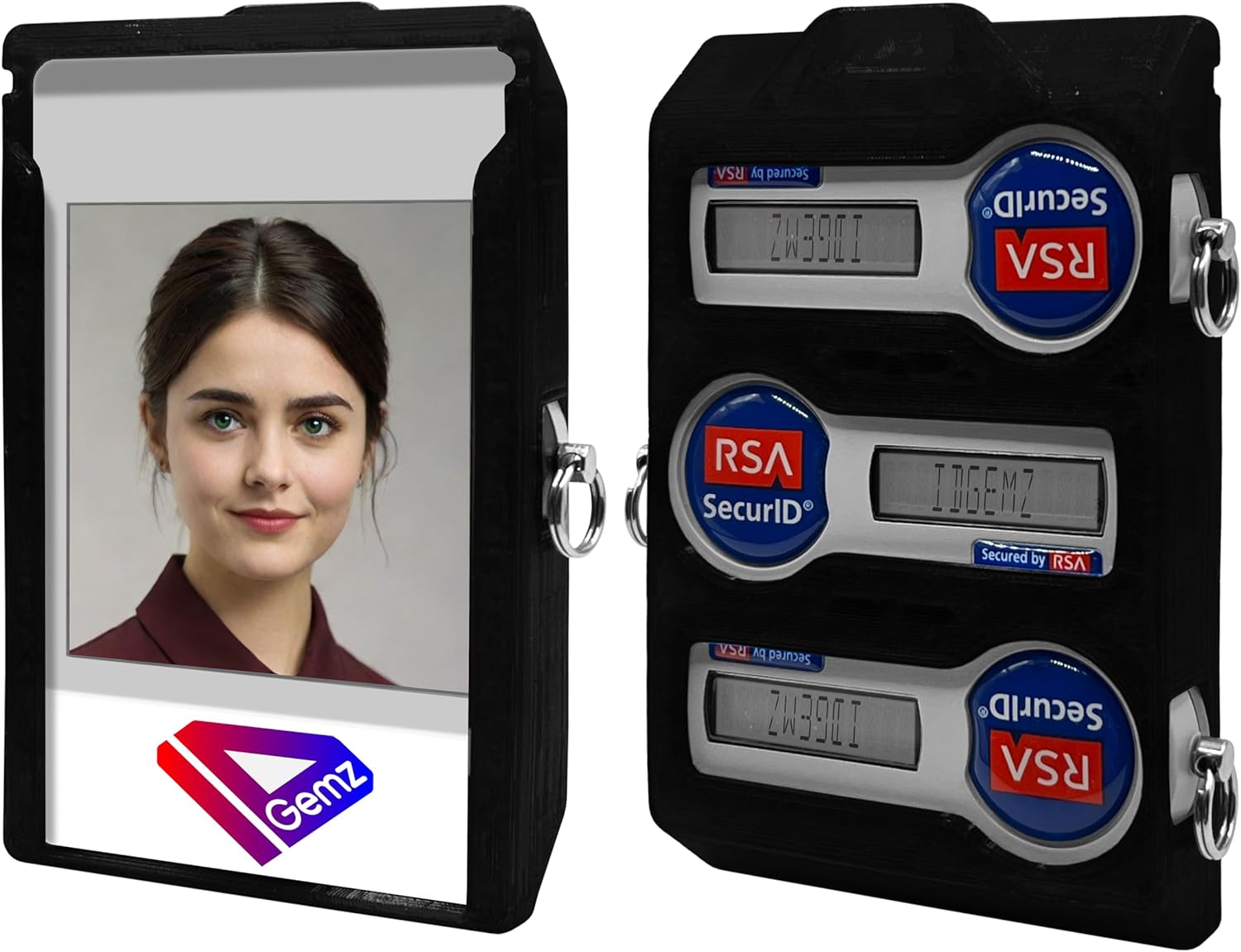 Amazon.com : Badge Holder for RSA SecurID Tokens - Holds up to 3 Badges ...