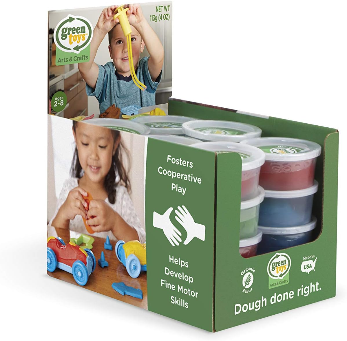 Greentoys DBIN-1339 Display 24 ECO PLASTILINE : Amazon.co.uk: Toys & Games