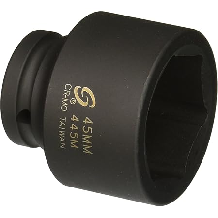 GEARWRENCH 3/4" Drive 6 Pt. Standard Impact Socket, 45mm - 84856 ...