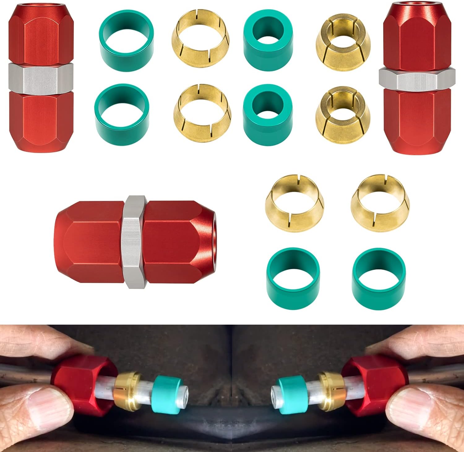 Amazon.com: Line Splice For 3/8 In. Aluminum Lines : Automotive