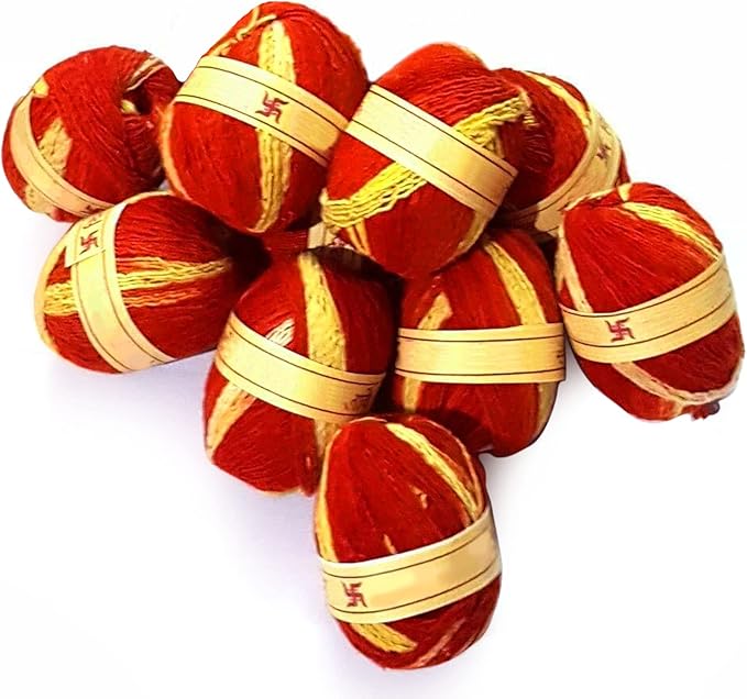 Amazon.com: TIED RIBBONS Mauli Thread Kalawa Moli Pooja Dhaga Rakhi ...