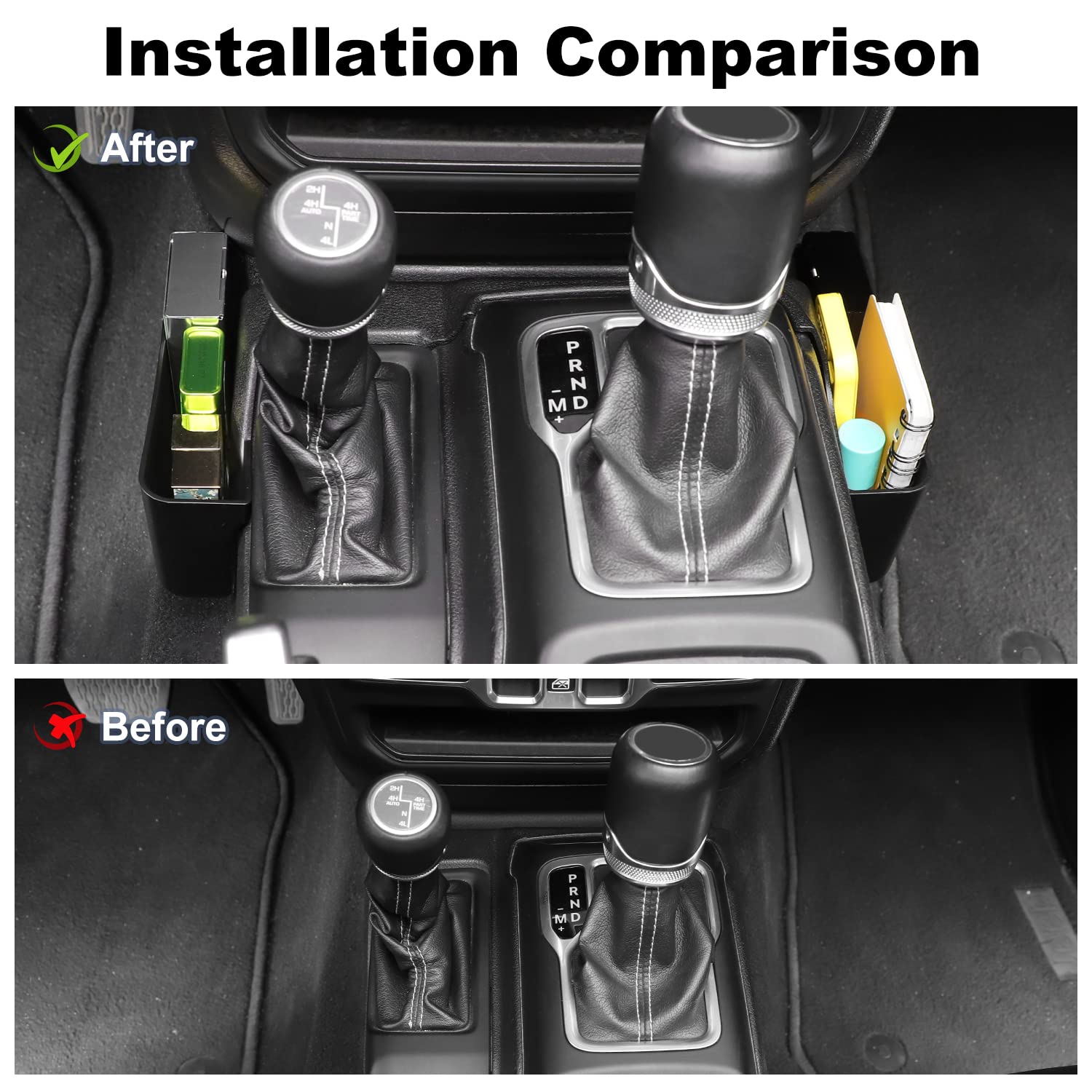 Snapklik.com : JWWY Update Gear Tray For 2018-2024+ Jeep Wrangler JL ...