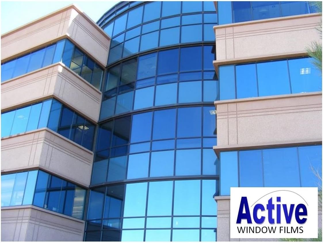 Amazon.com: Blue Reflective Window Film (Solar Control & Privacy Tint ...