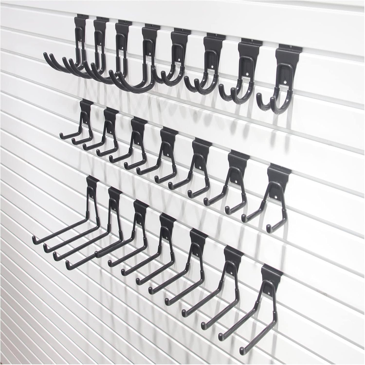 Amazon.com: ATOOLA Slatwall Hooks, Heavy Duty Slat Wall Accessory ...