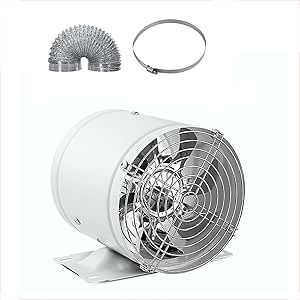 Amazon.com: jucyuanhang Metal Exhaust Fan, 10-inch Mini Blower ...