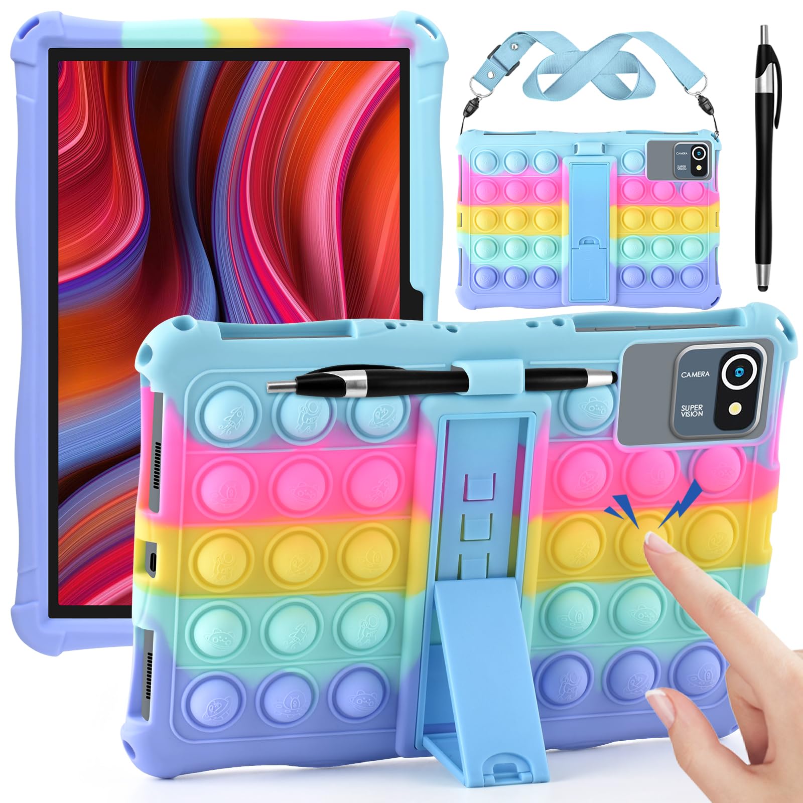 Amazon.com: DETUOSI 11 inch Tablet Case Compatible with COLORROOM Android 14, AOCWEI X800, with ...