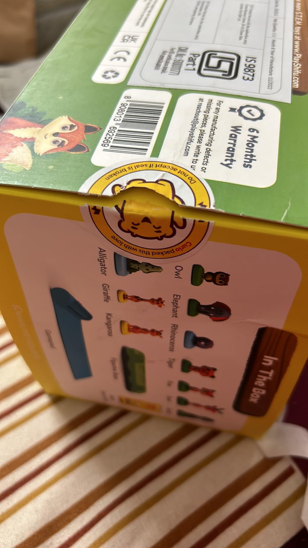 Buy Shifu Play Plugo Animals Safari Ar-Powered Stem Toy For Kids With ...