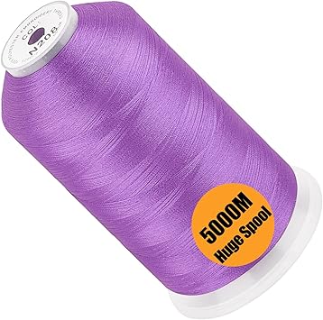 Amazon.com: New brothread - Single Huge Spool 5000M Each Polyester ...