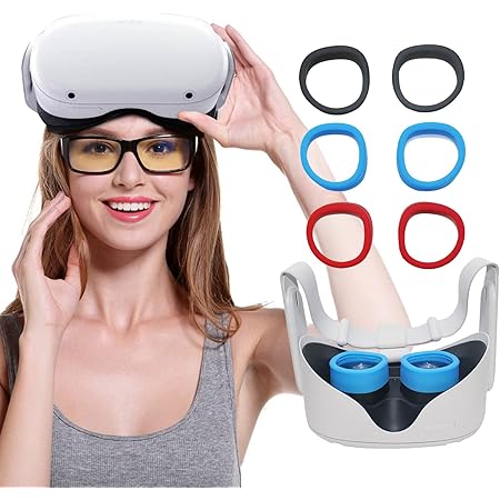 Amazon.com: for Oculus Quest 2 VR Lens Protector & Glasses Spacer ...