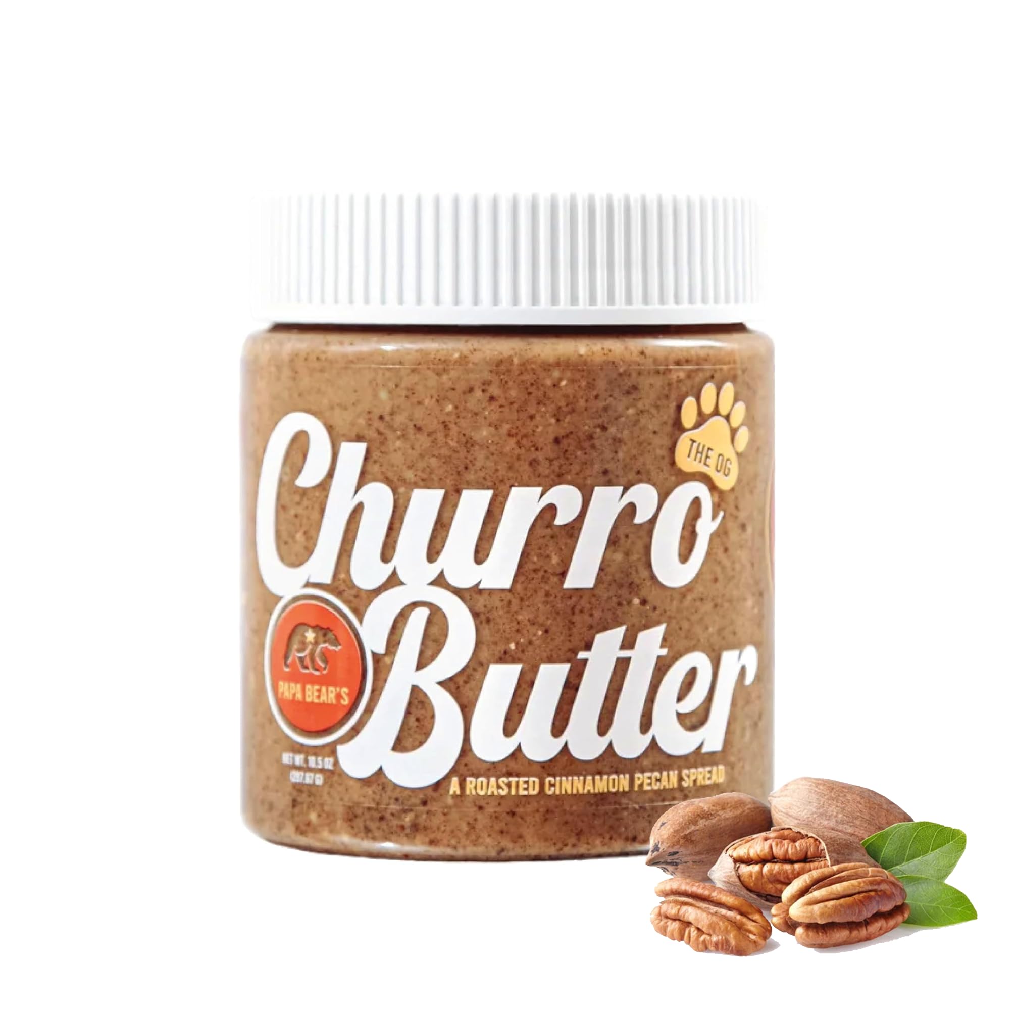 Amazon.com : Papa Bear’s Churro Butter | Roasted Cinnamon Pecan Butter ...
