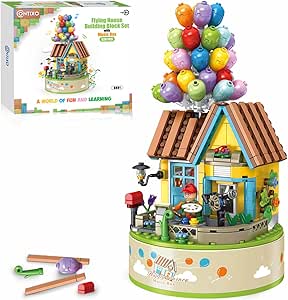 Amazon.com: Contixo Building STEM Toys with Up Balloon House - 528 PCS ...