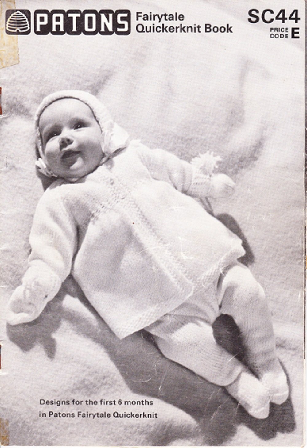 Patons Knitting Pattern Baby Book SC44: Baby Designs for the First Six ...