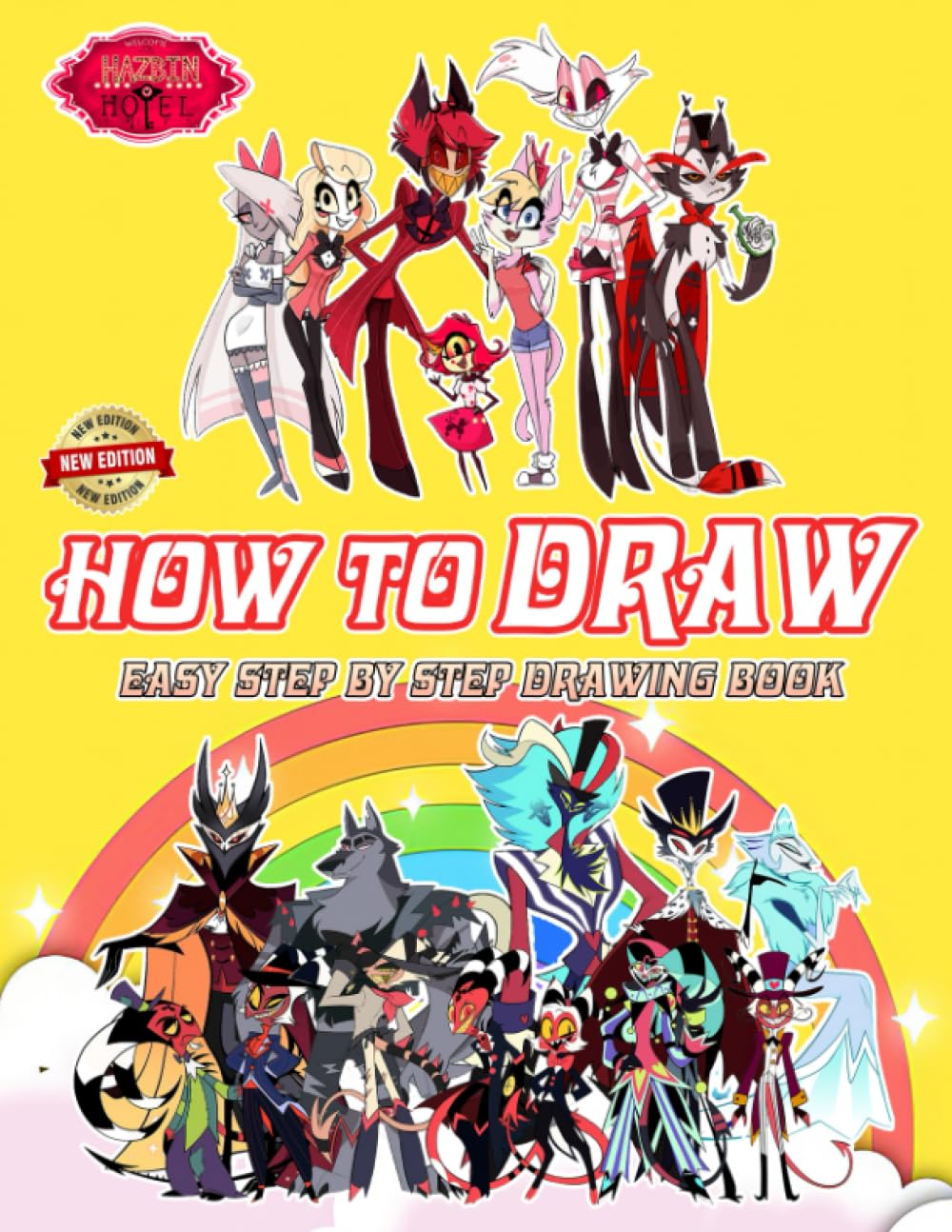 Amazon.com: How To Draw Hazbin Hotel and Coloring Book: Deluxe Edition ...