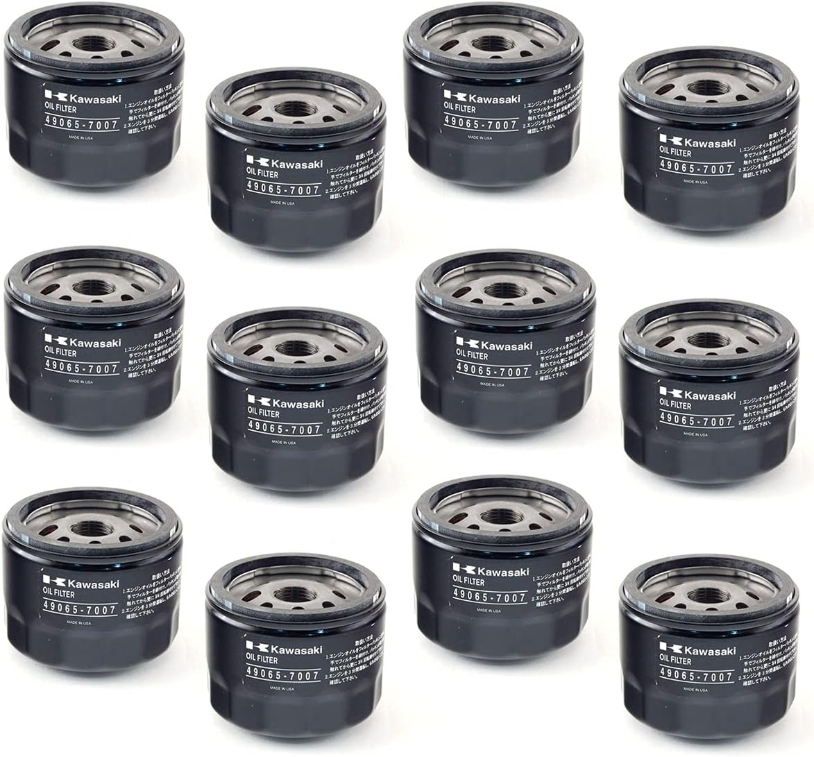 Amazon.com: Pack of 12 Genuine OEM Kawasaki 49065-0721 Oil Filters ...
