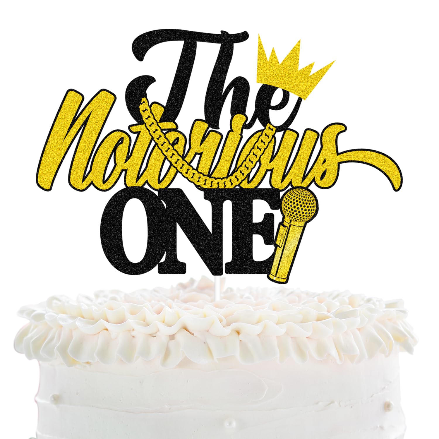 Amazon.com: The Notorious One Birthday Cake Topper - Hip Hop Graffiti ...