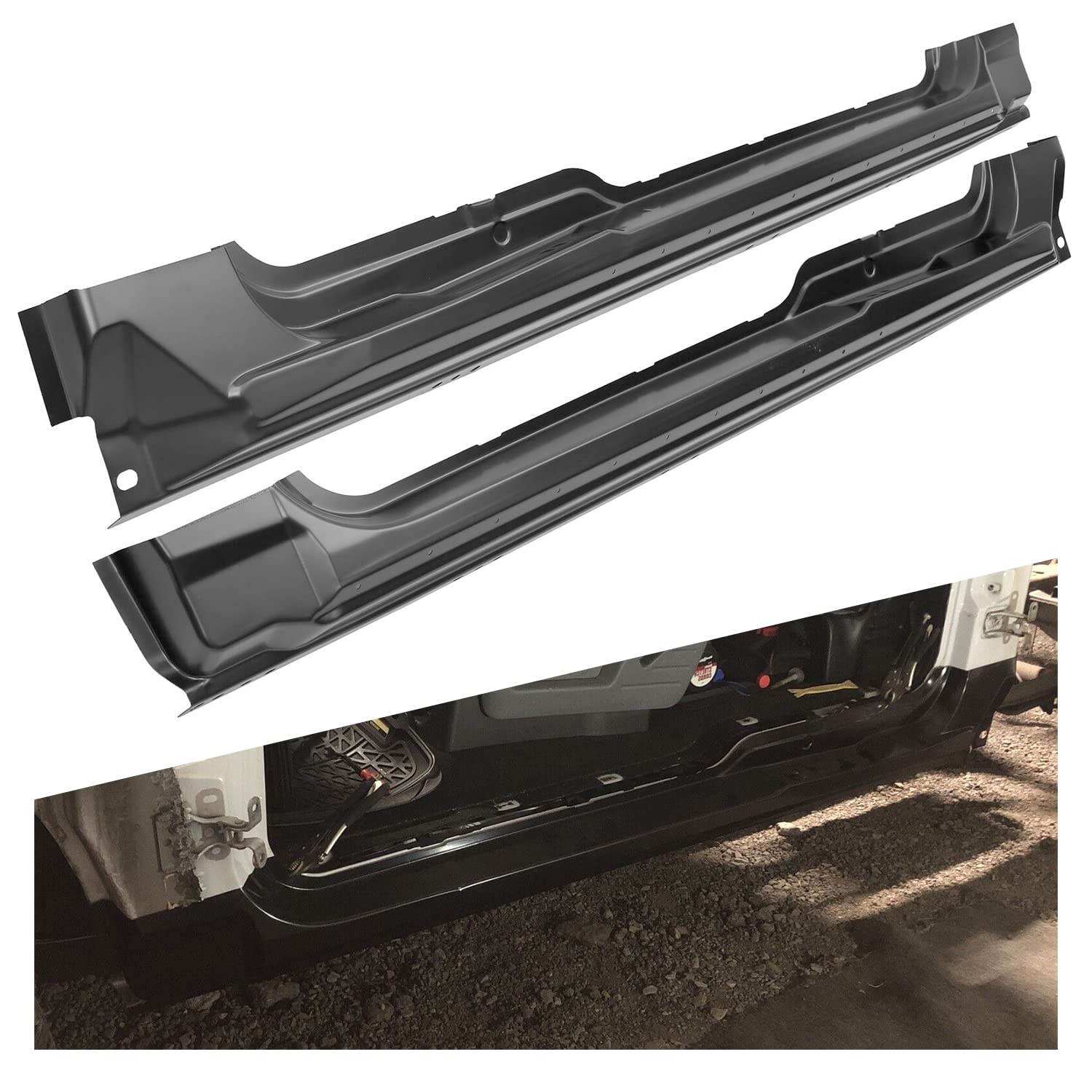Amazon.com: KUAFU Rocker Panel Extended Pair Compatible with 2009-2014 ...