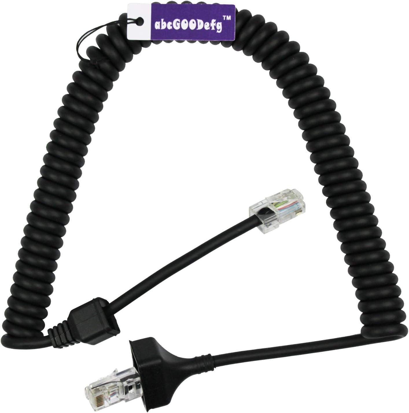 Amazon.com: abcGOODefg 8 Pin to 8 Pin Plug Mic Cable For KMC-30 Mobile ...