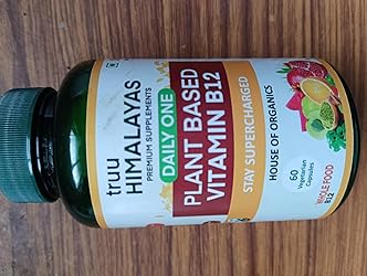 truu HIMALAYAS Plant Based Vitamin B12 Supplement For Men & Women -2 M- Organic Vit B 12 ...