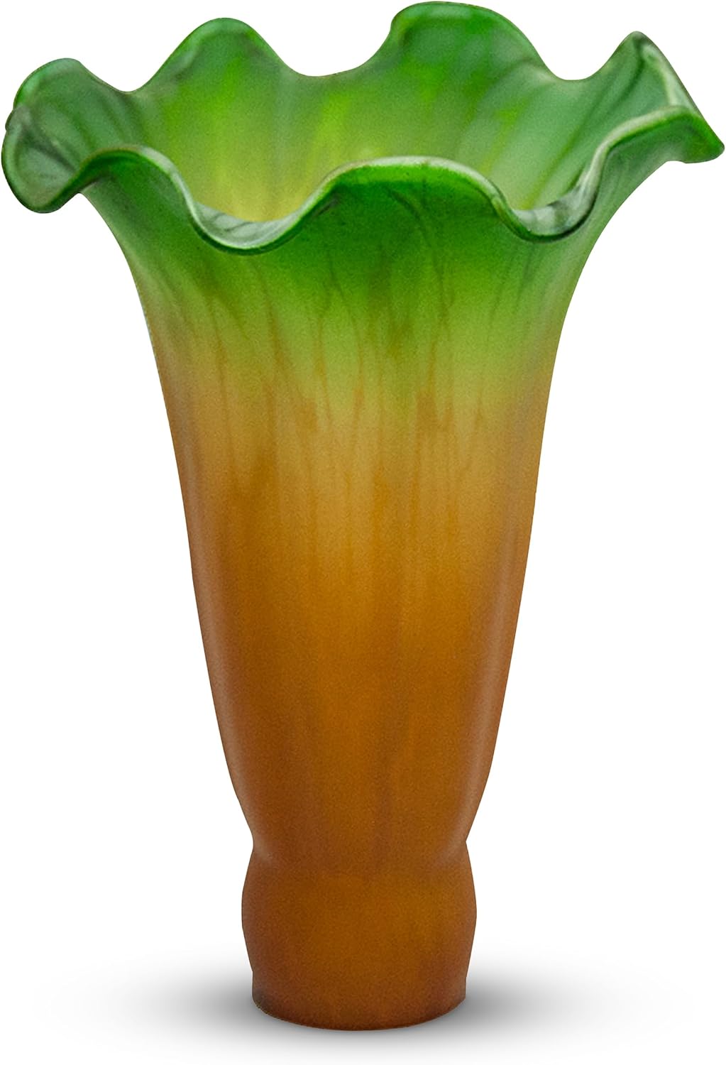 OhLectric Small Tulip Flower Glass Lamp Shade - Tiffany Styled Light ...