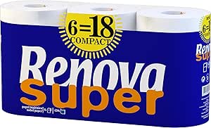 RENOVA SUPER COMPACT Toilet Paper 6 Rolls : Amazon.de: Drogerie ...