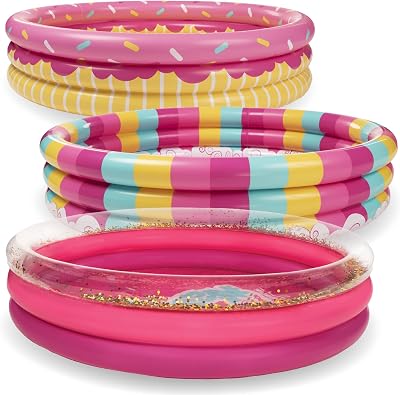 Amazon.com: Inflatable Kiddie Pool for Toddlers (49’’x12’’) - Small ...