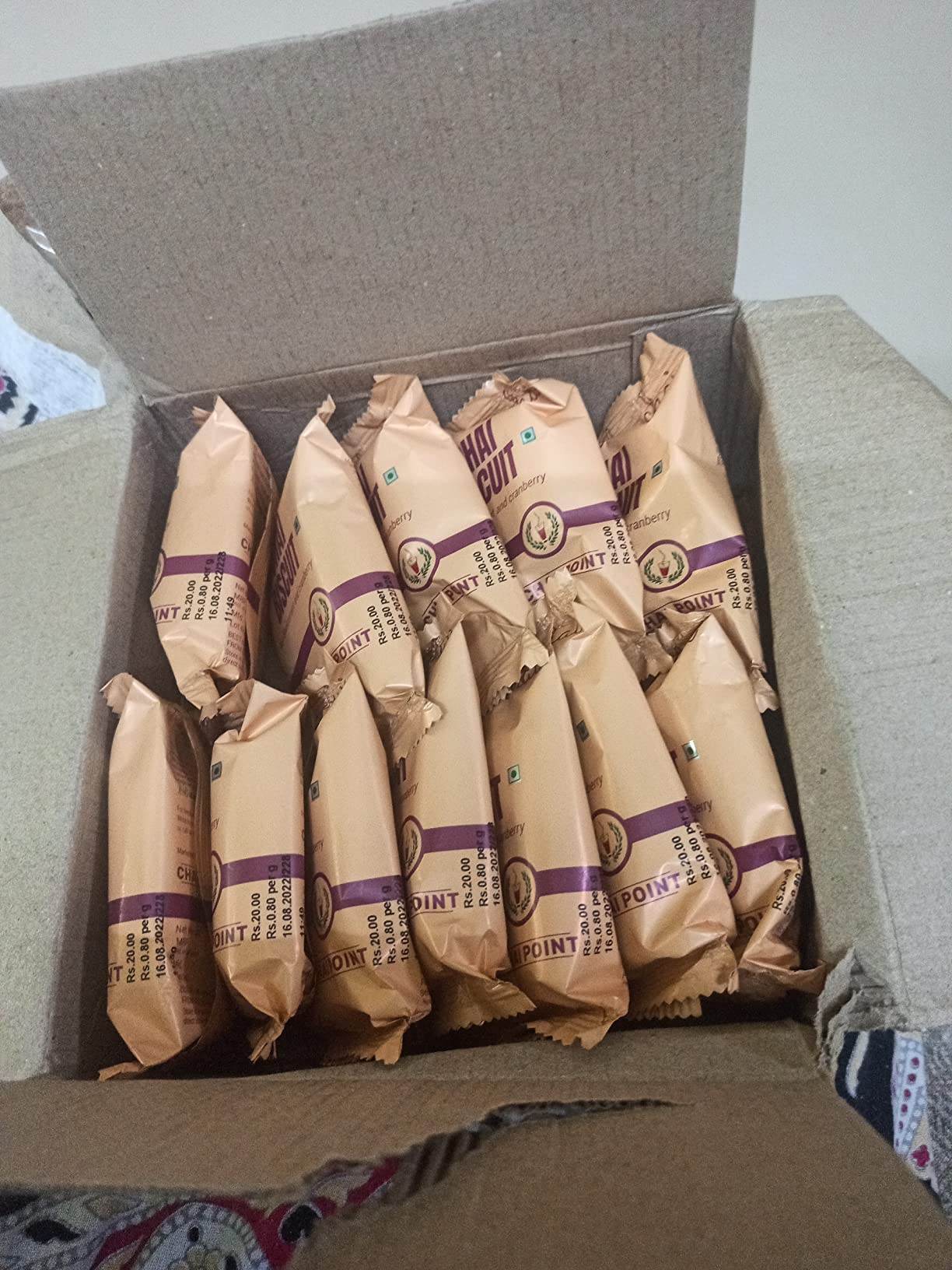 Chai Point Multigrain Chai Biscuit (24 biscuits - 300g) | Wheat ...