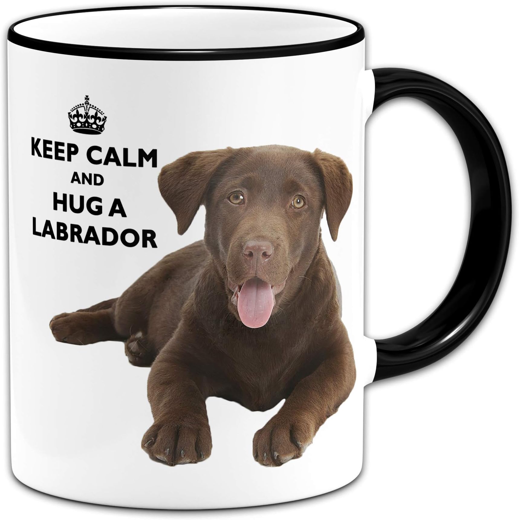 Chocolate Labrador Mug by Sweet William : Amazon.co.uk: Home & Kitchen