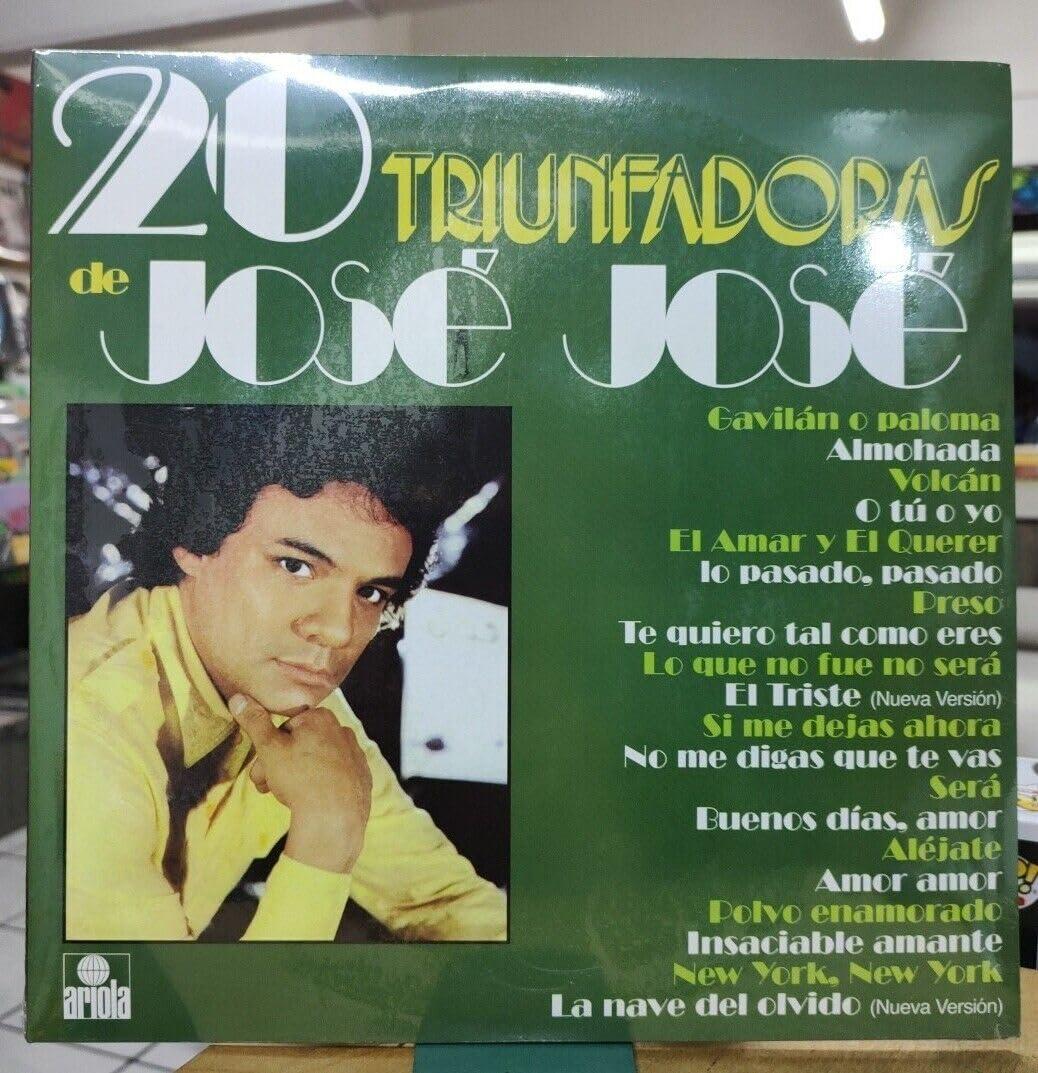 20 TRIUNFADORAS DE JOSE JOSE VINYL: Amazon.com.mx: Música