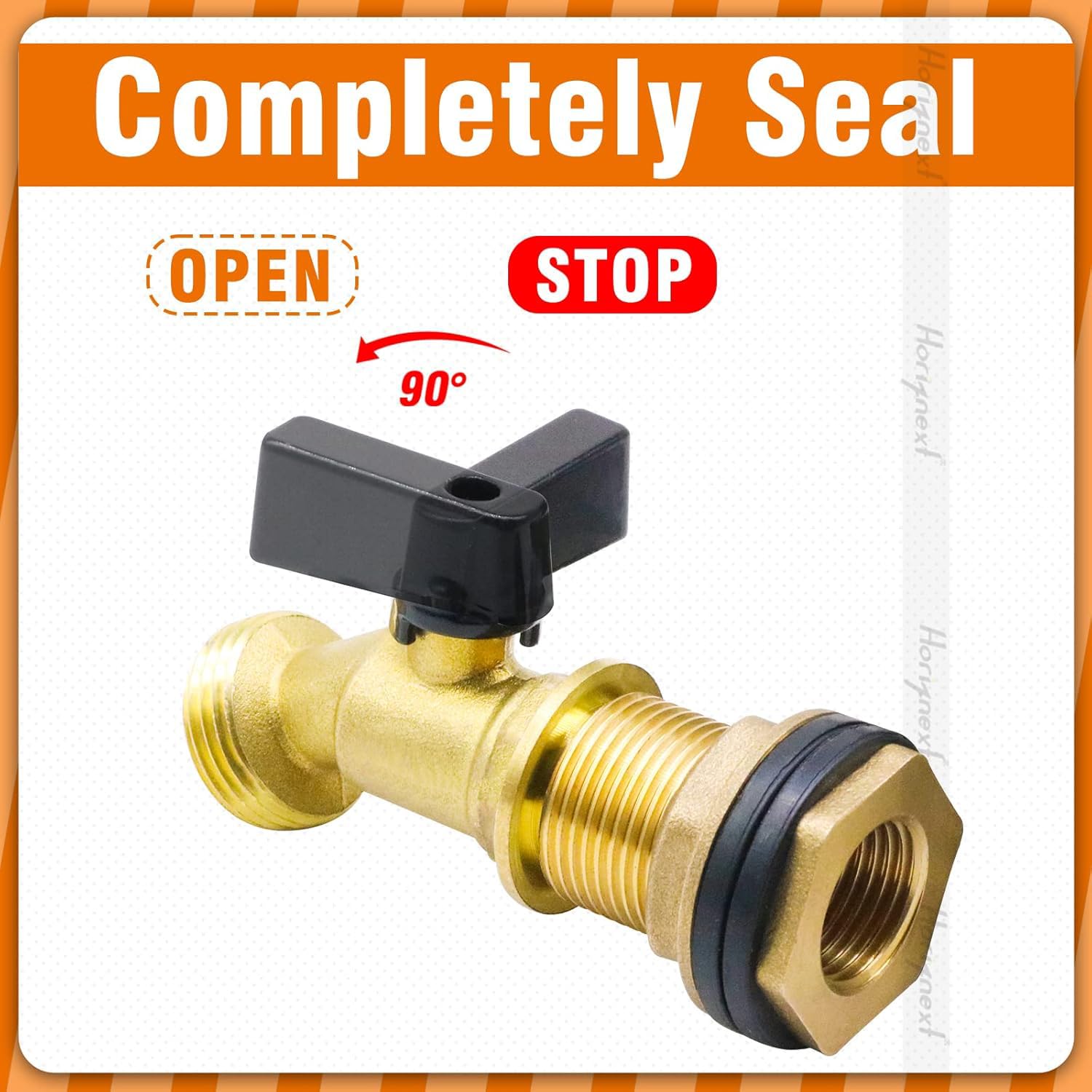 Snapklik.com : Horiznext 3/4 Inch Rain Barre Bulkhead Spigot Kit ...
