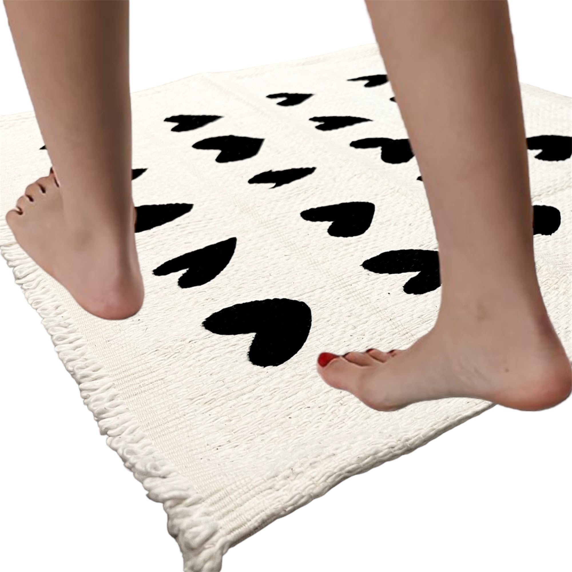 Amazon.com: Heart mat to Celebrate Valentine's Day Small mat for ...