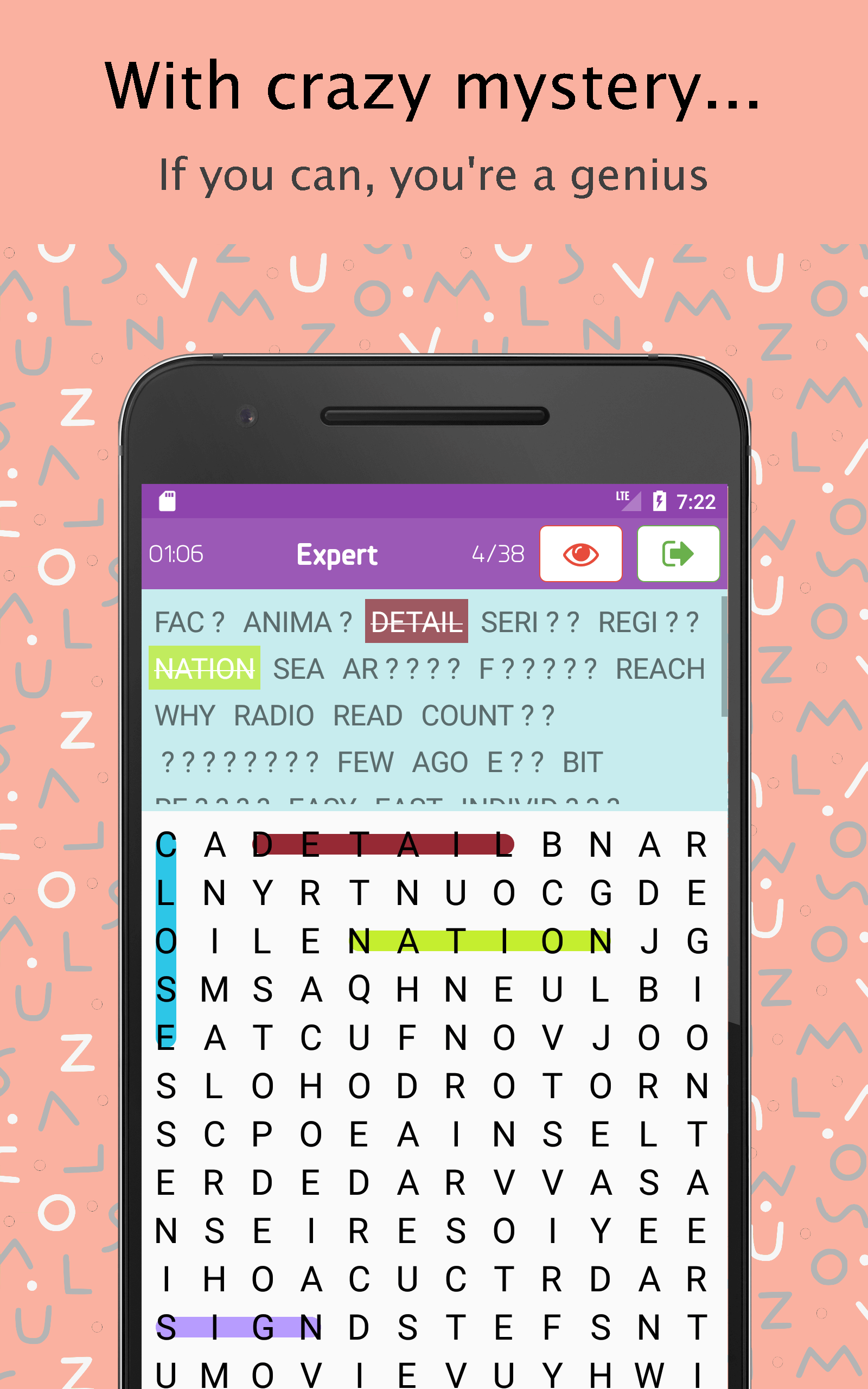Word Search - English (with dictionary) - Fire TV, Tablets, Phones ...