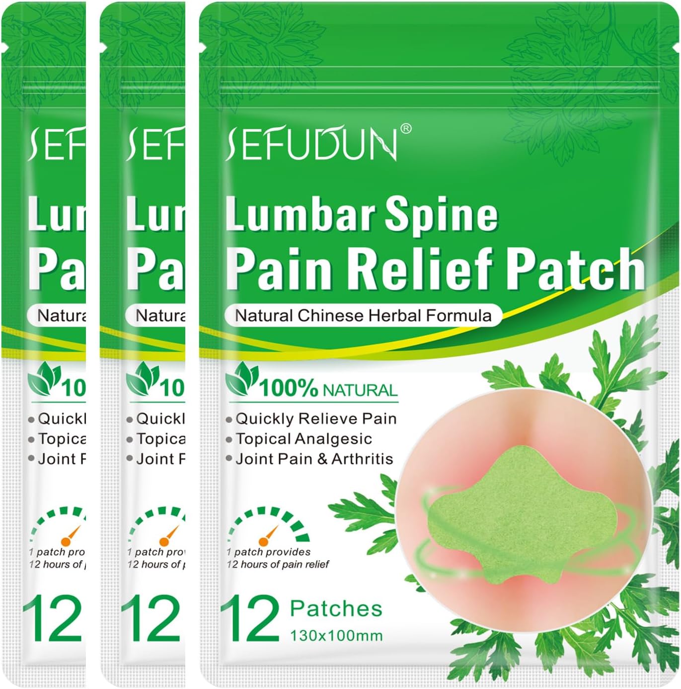 36PCS Pain Relief Patches,Heat Patches Back Relieve Pain in Minutes ...