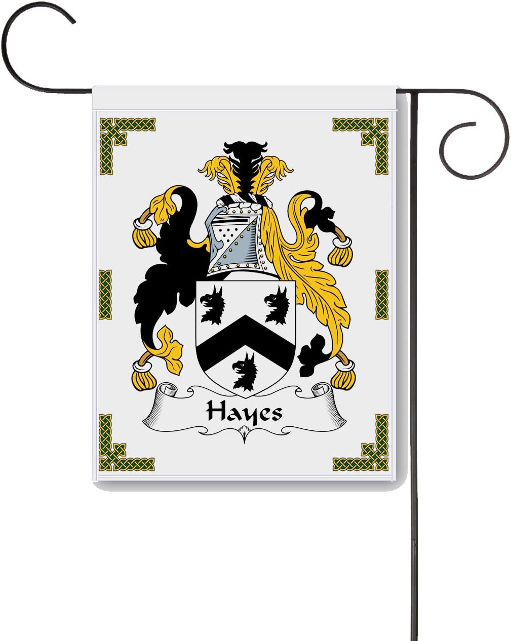 Amazon.com : Hayes Coat of Arms/Hayes Family Crest 11 X 15 Garden Flag ...