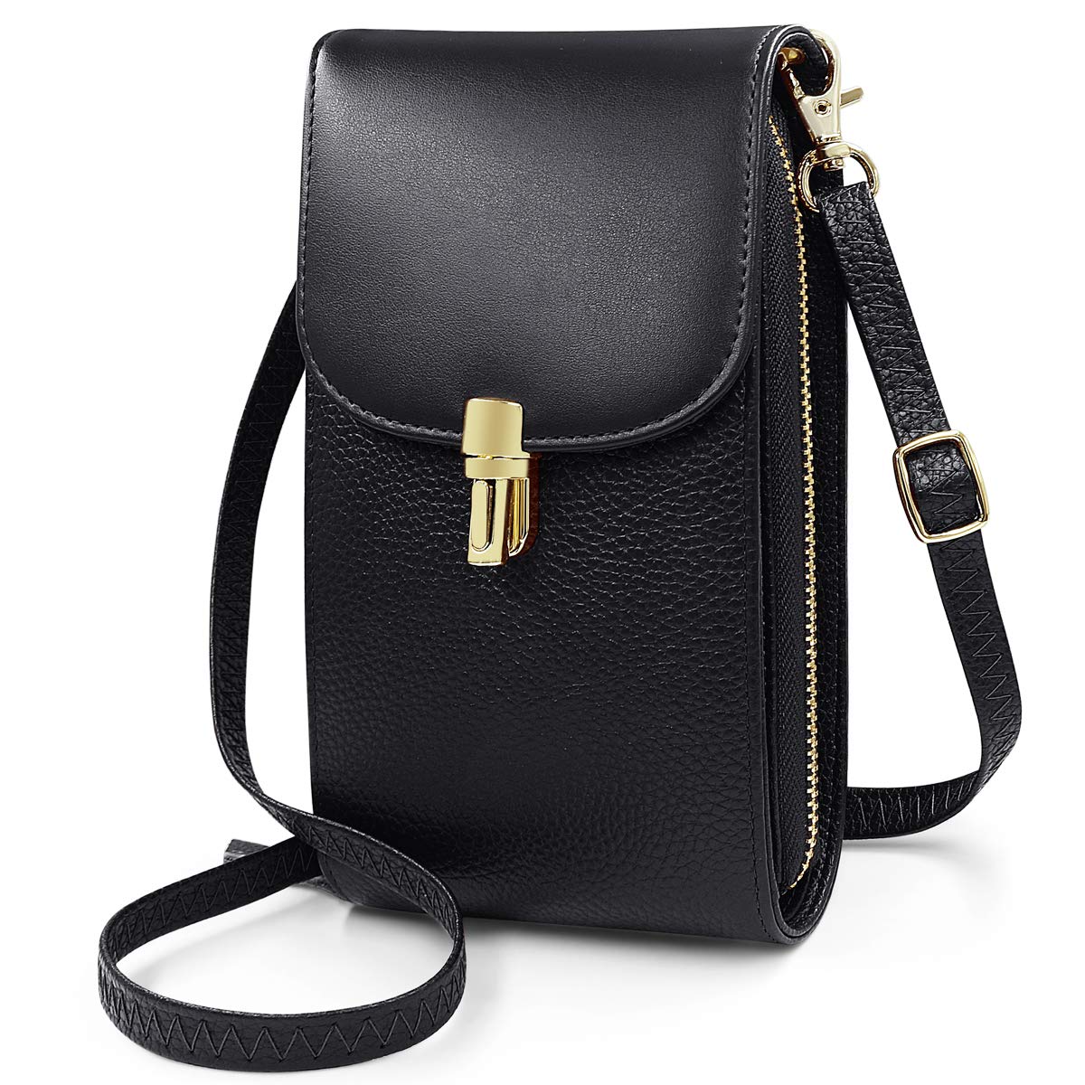 REETEE Crossbody Phone Bag Women Genuine Leather Cellphone Shoulder Bag ...